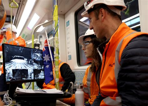 Sydney Metro City And Southwest Project Train Testing Under Harbour