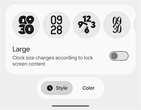 Android Lock Screen Clock Could Be Getting Some New Options Android