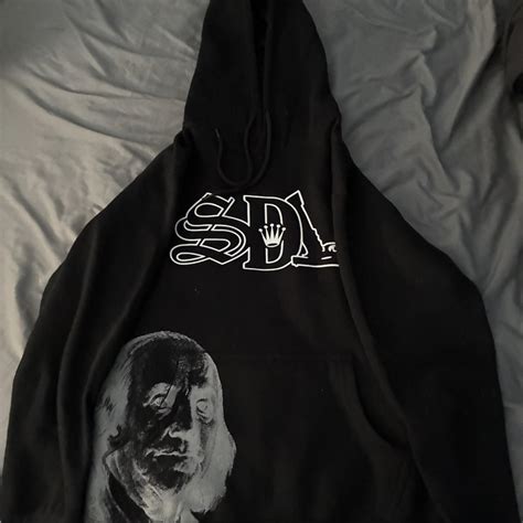 Sdl Hoodie Size Smallm Black Hoodie Graphic Depop