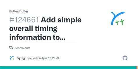 Add Simple Overall Timing Information To `timelinesummary` Because Existing Metrics Do Not