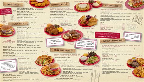 Menu At Grannys Country Kitchen Icard Restaurant Icard Miller