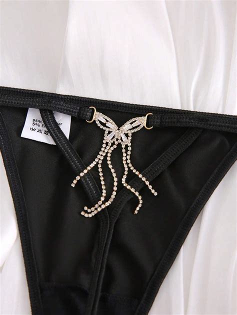 Shein Classic Sexy Plus Solid Thong Shein Usa
