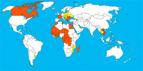 Карта мира на французском - 85 фото