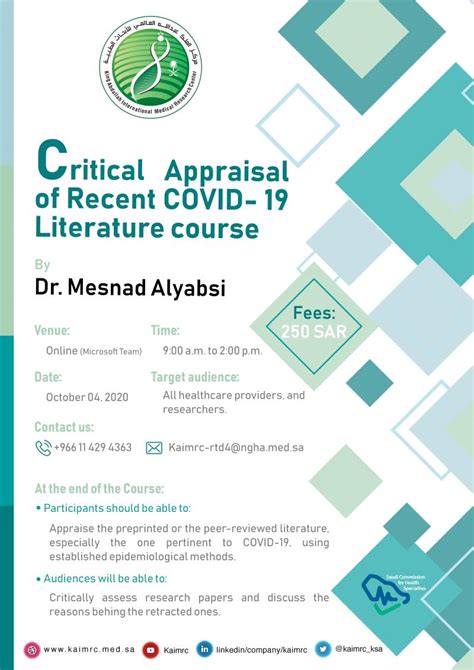 Kaimrc Events King Abdullah International Medical Research Center