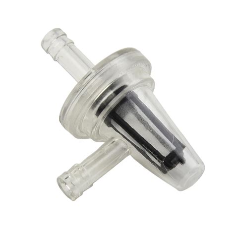 오토바이 직각 90 범용 연료 필터 투명 플라스틱 516 인치 8mm 호스 자동차 인라인 1 개 티몬