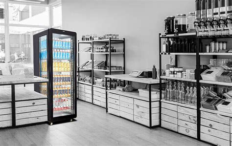 End Cap Display Coolers For Retail And Promotion In Supermarket Aisles