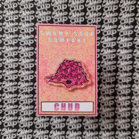 Chud Monster Pin Recycled Pastel Goth Badge Etsy Australia