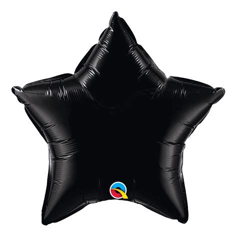 BalÃo Metalizado Estrela Preto Ônix 20 Polegadas Solta Qualatex 12617