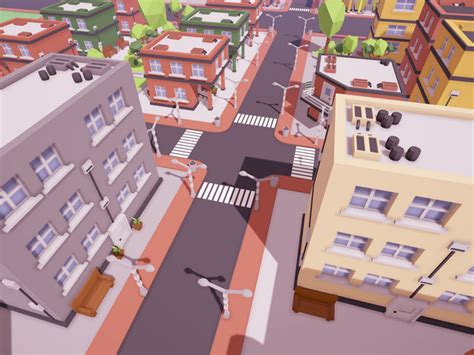 Low Poly City Asset Free Download Unity Assets Freedom Club