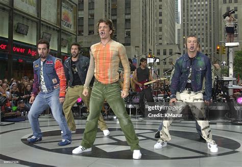 Nsync During Nsync Performs On The Today Show Summer Concert News Photo Getty Images