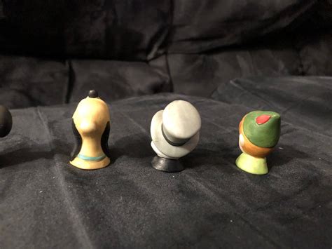 Vintage 1988 Grolier Disney Thimbles Busts Porcelain Etsy