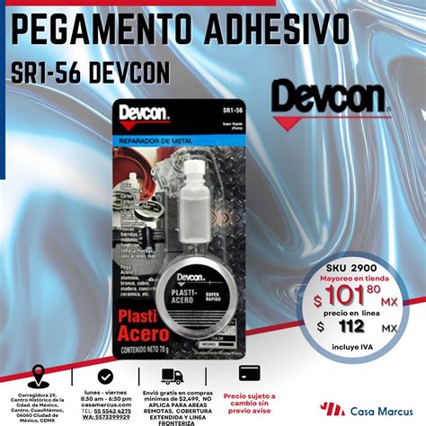 Ferreteria 🧴🔧 Pegue Fuerte Y Seguro Con Devcon Sr 1 56 Adhesivo