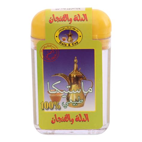 ماستيكا الدله والفنجان 7 جرام متجر قهوة بيشة الأصلي