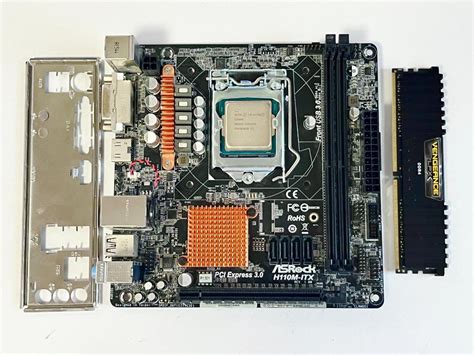 Asrock H110m Itx Lga1151 G3900 メモリ4gb付き メルカリ