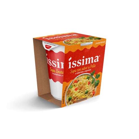 Caja De Sopa Instantánea Issima De Pollo