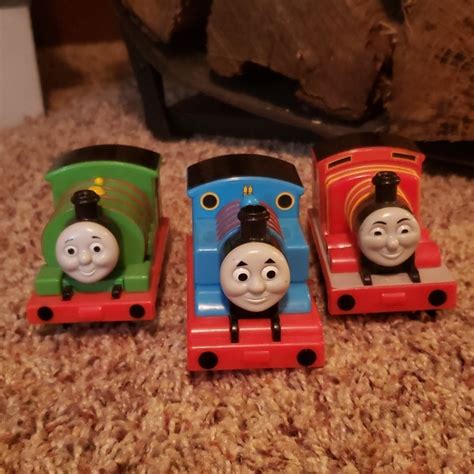 Thomas And Friends Toys Lot Of 3 Thomas The Train Pull Back Go Engine