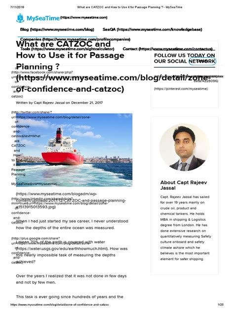 What Are Catzoc And How To Use It For Passage Planning Myseatime Pdf Pdf Geography Water