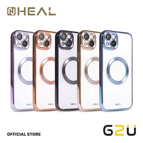 ใหม่ Heal เคสใสกันกระแทกสำหรับ Ip14 Series รุ่น Glossy รองรับการชาร์จแบบแม่เหล็ก ฟรี