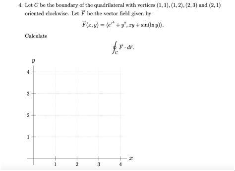 Solved Let C Be The Boundary Of The Quadrilateral With Chegg