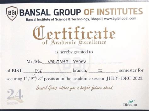 vagisha yadav on linkedin i am honoured to secure 8 67 cgpa in my 1st sem from computer science…