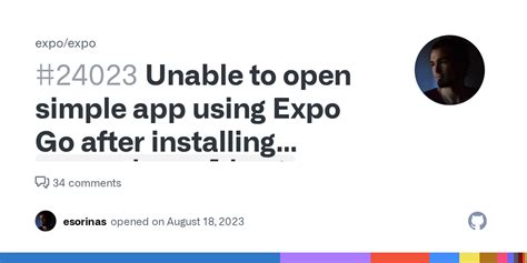 unable to open simple app using expo go after installing `expo dev