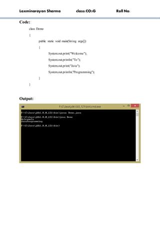 Introduction To Java Programming Addition Substraction Multiplication Division PDF