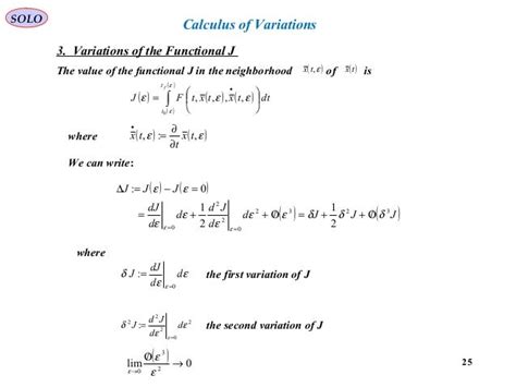 calculus of variations