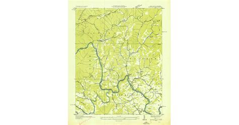 1935 Map Of Huntdale Mitchell County Nc — High Res Pastmaps