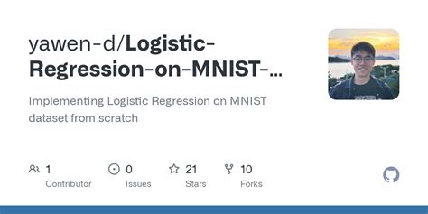 Github Yawen Dlogistic Regression On Mnist With Numpy From Scratch Implementing Logistic