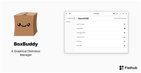 Installer Boxbuddy Sur Linux Flathub