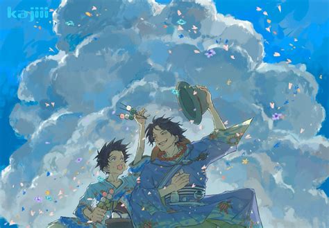 Monkey D Luffy Portgas D Ace One Piece Artist Request Commission