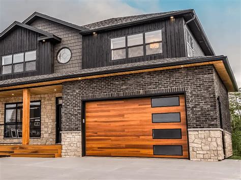 Modern Garage Doors Glass Doors Flushed Panel Doors