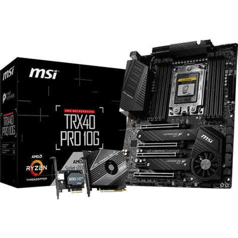 Msi Trx40 Pro 10g Amd Trx40 Socket Strx4 Atx Desktop Motherboard Wootware