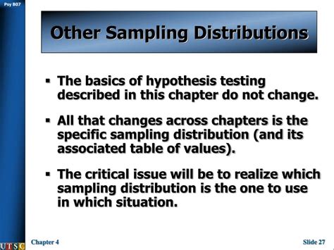 Ppt Sampling Distributions And Hypothesis Testing Powerpoint Presentation Id 5811148