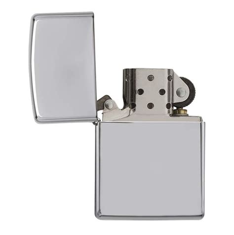 Zippo Regular High Polished Chrome Refillable Windproof Lighter Lcm