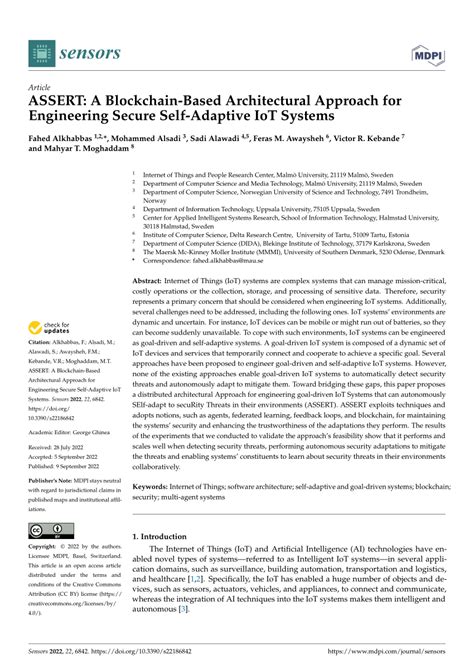 Pdf Assert A Blockchain Based Architectural Approach For Engineering