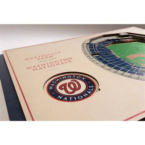 Youthefan Washington Nationals 17 X 13 5 Layer 3d Stadiumviews Wall