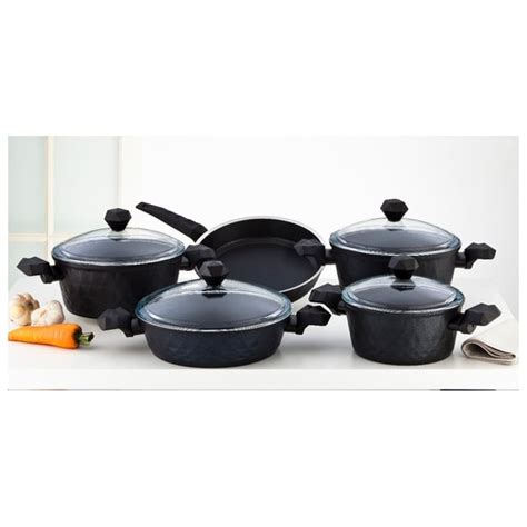 Falez Bio Diamond 9pcs Cookware Set Online Shopping On Falez Bio Diamond 9pcs Cookware Set In