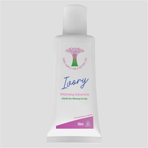 Ivory Whitening Sunscreen Spf 55 Ivory Caps