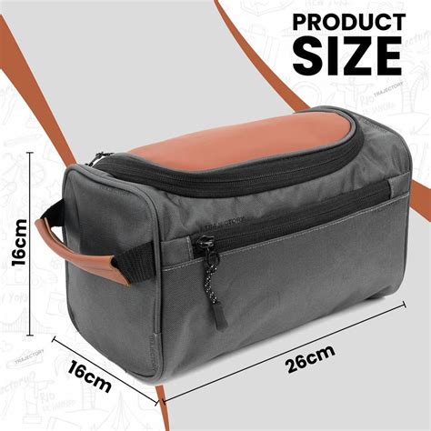 Pu Trajectory Vortex Toiletry Space Savers Bag In Grey At Rs 299piece