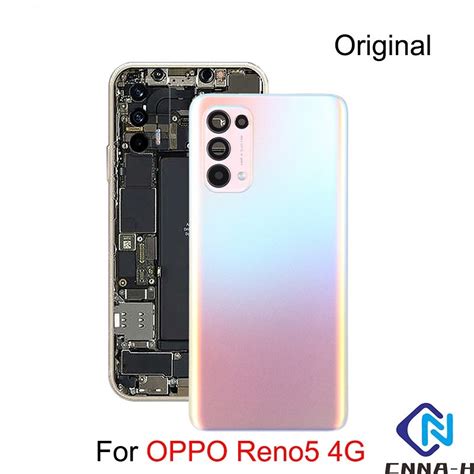 ฝาครอบหลงแบตเตอร สาหรบ OPPO Reno5 4G CPH2159 Shopee Thailand