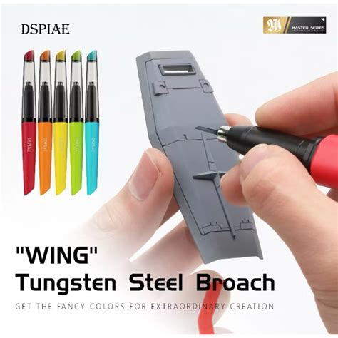 Dspiae Wing Silhouette Magnet Scriber Chisel Handle Holder Grip Ptth Pro Suitable For Gunpla Mr