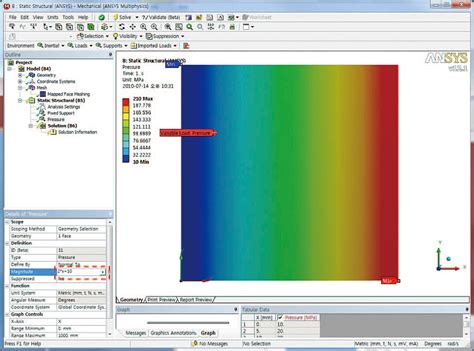 Ansys Workbench를 활용한 해석 성공 사례 가변 분포 하중 입력 캐드앤그래픽스