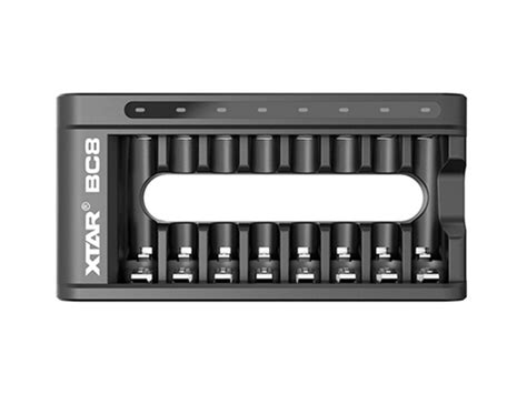 Xtar Bc8 8 Bay Li Ion And Nimh Aa And Aaa Charger