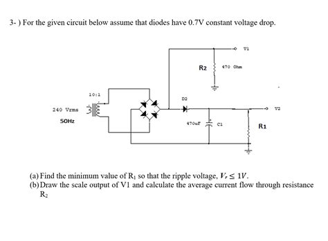 Solved Determine The Output Voltage Vo And Diode Chegg