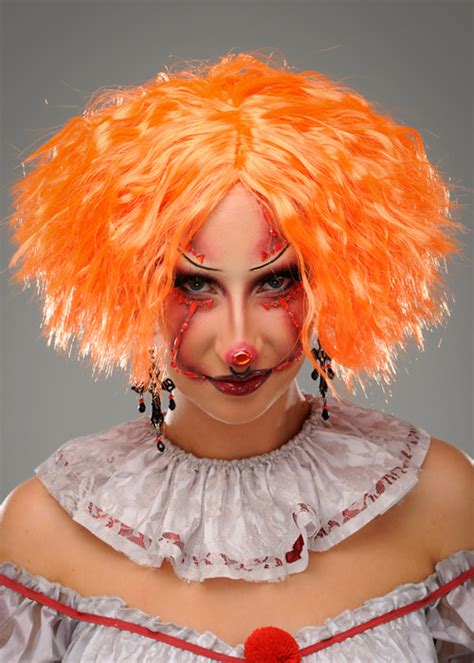 Womens It Chapter Two Pennywise Wig 81036 Struts Party Superstore