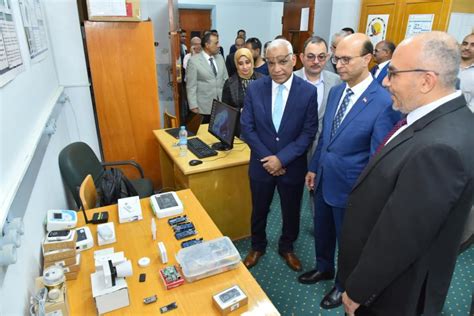 The President Of Assiut University Conducts An Inspection Tour Of The