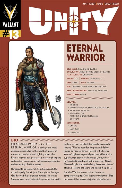 unity 13 fabry handbook cover fresh comics