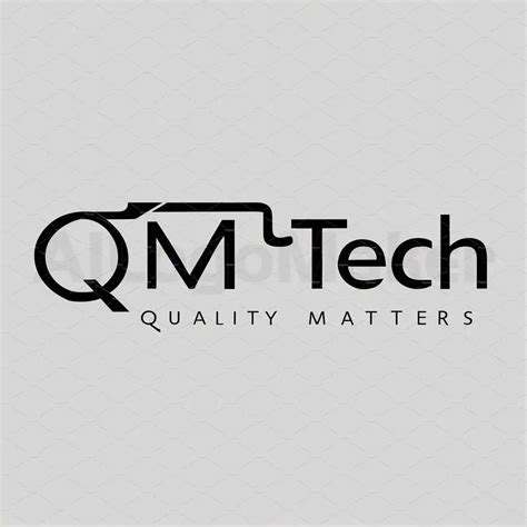 Logo Design For Qm Tech Quality Matters In Technology Industry Ai