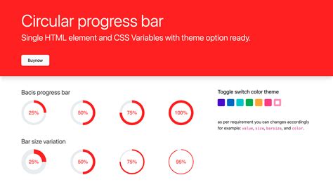 Circular Progress Bar With Single Html Css By Wrraptheme Codecanyon